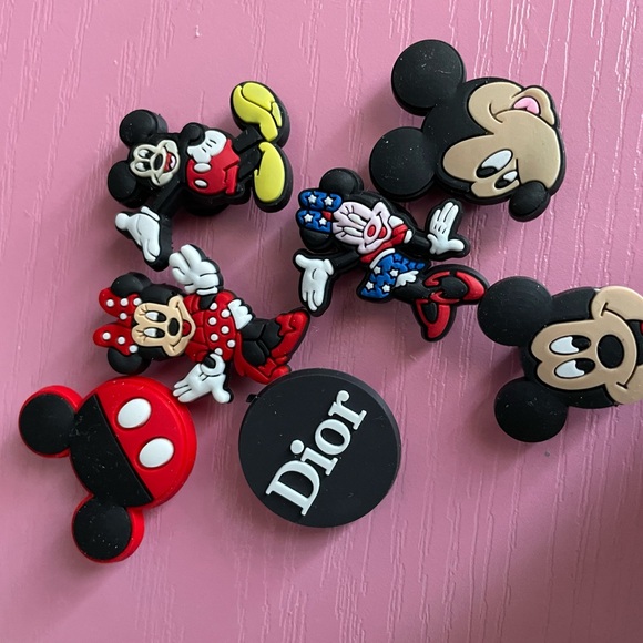 Disney | Accessories | Minnie And Mickey Croc Charm | Poshmark